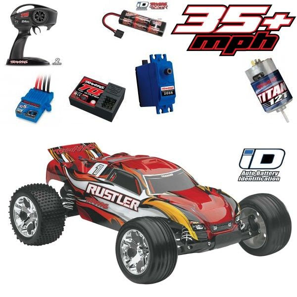 RUSTLER RTR W/XL-5 ESC RED – Park Lane Hobbies