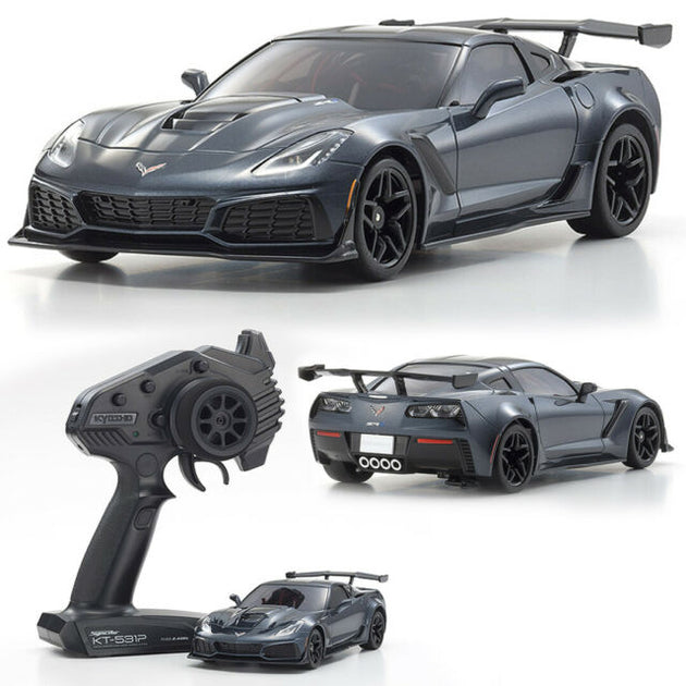 Kyosho Mini-z Corvette ZR1 with LED’s Gray – Park Lane Hobbies